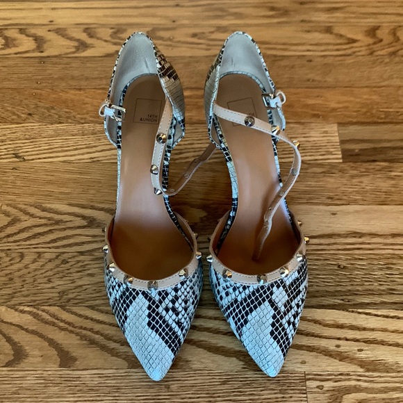 14th & Union | Shoes | Snake Print Ankle Strap Heels | Poshmark